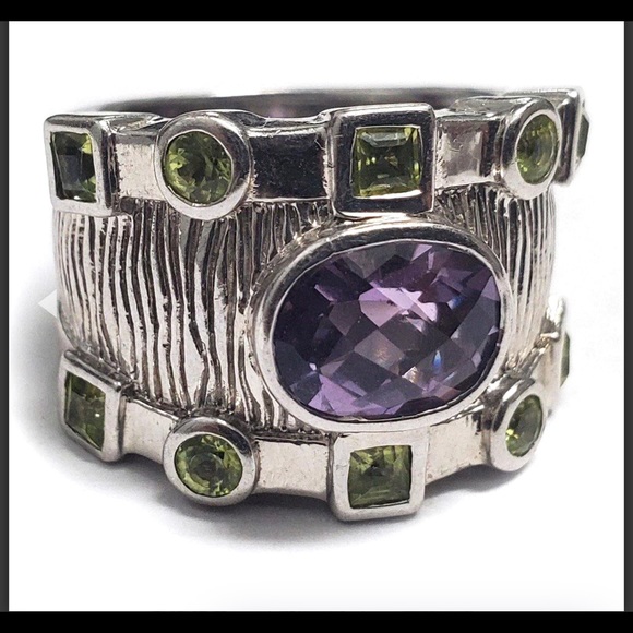 Judith Ripka | Jewelry | Judith Ripka 925 Sterling Silver Purple ...